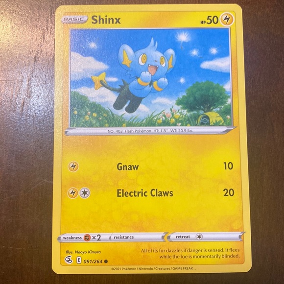 Pokemon | Toys | Shinx Pokmon Card 5 | Poshmark